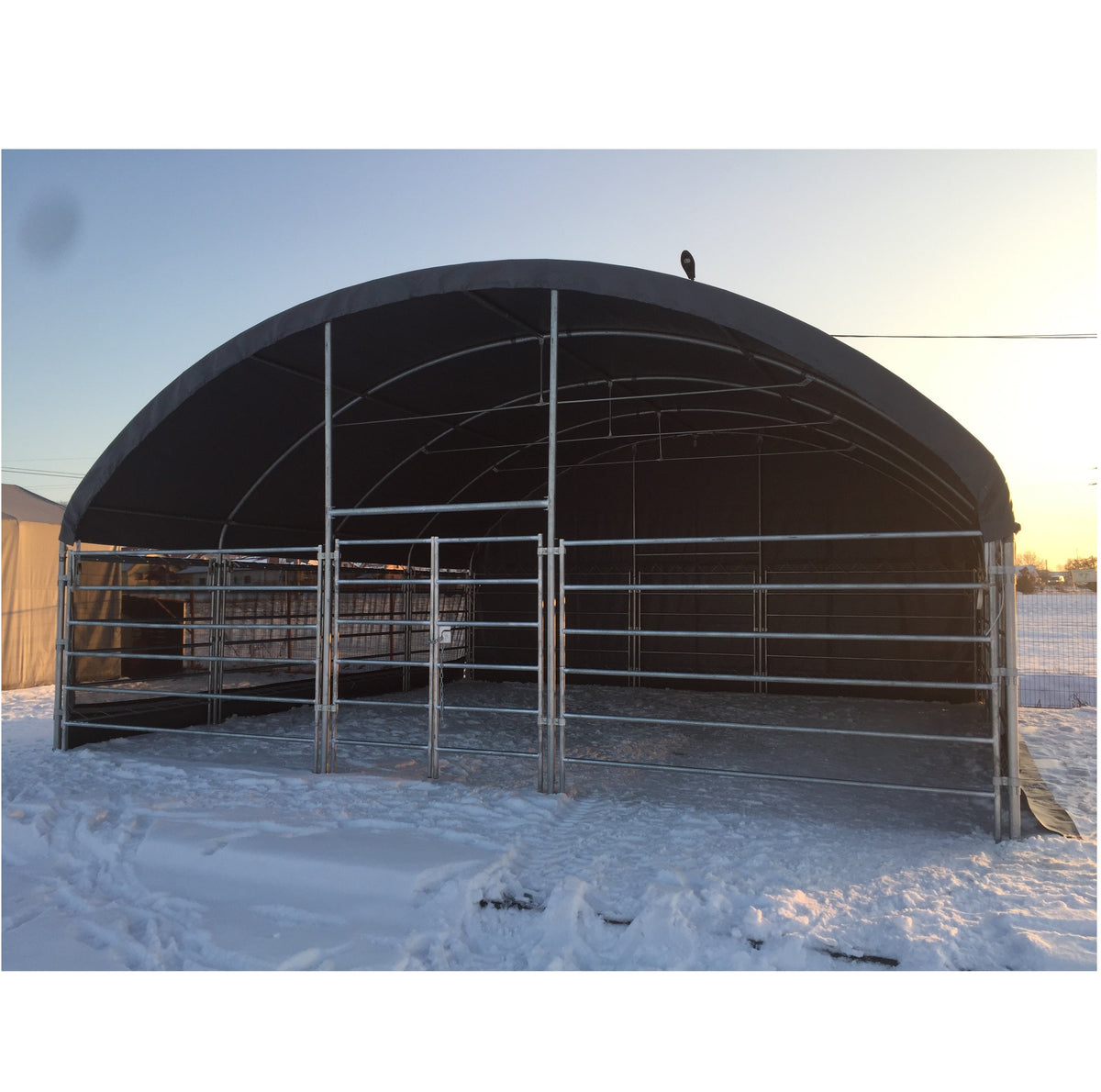 LS2626 - 8 x 8 Metre Livestock Shelter Tent – Brian Scott Engineering